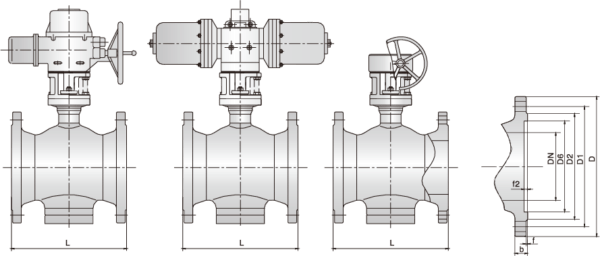 Double eccentric semi-ball valve - Reliable product quality